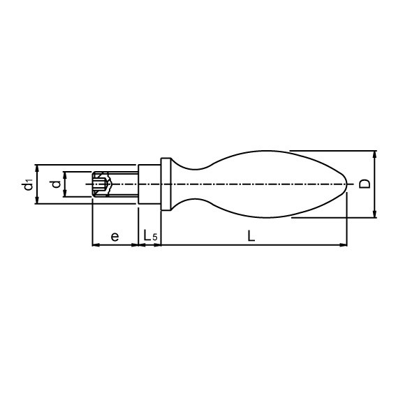 3313 DIN 98-E HANDWHEEL HANDLE - Handle And Grips | KAMA